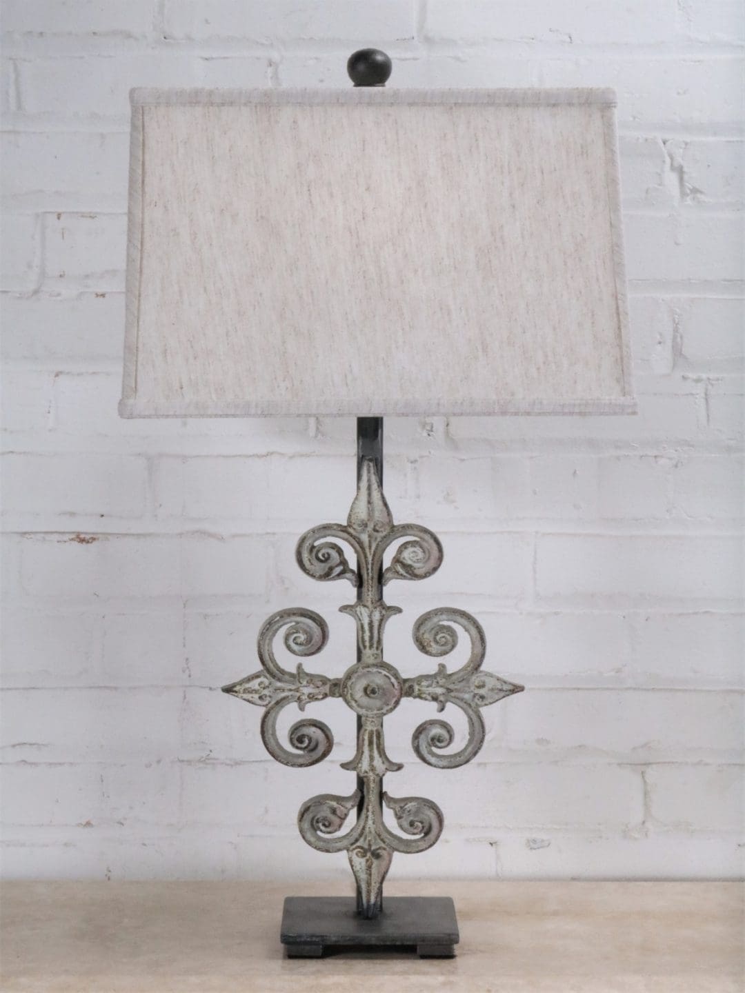 Cross Table Lamp - Handcrafted by Ferro Designs LLC