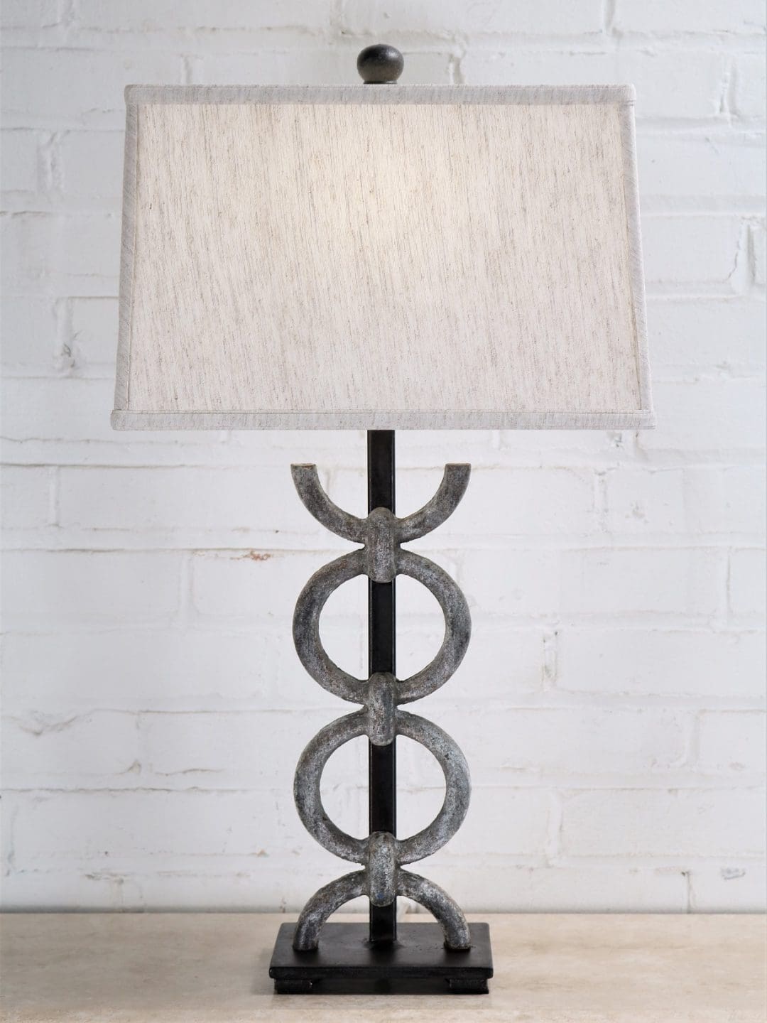 Rings Table Lamp - Handcrafted by Ferro Designs LLC